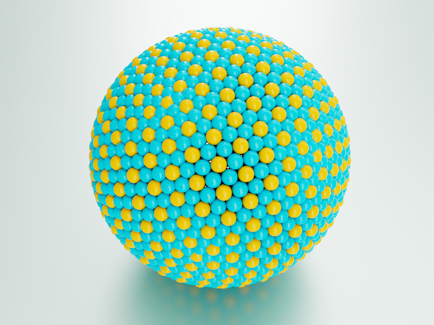 Sci科研制图 |用Maya做两种原子混合形成的球形结构_科学颜习社-站酷ZCOOL