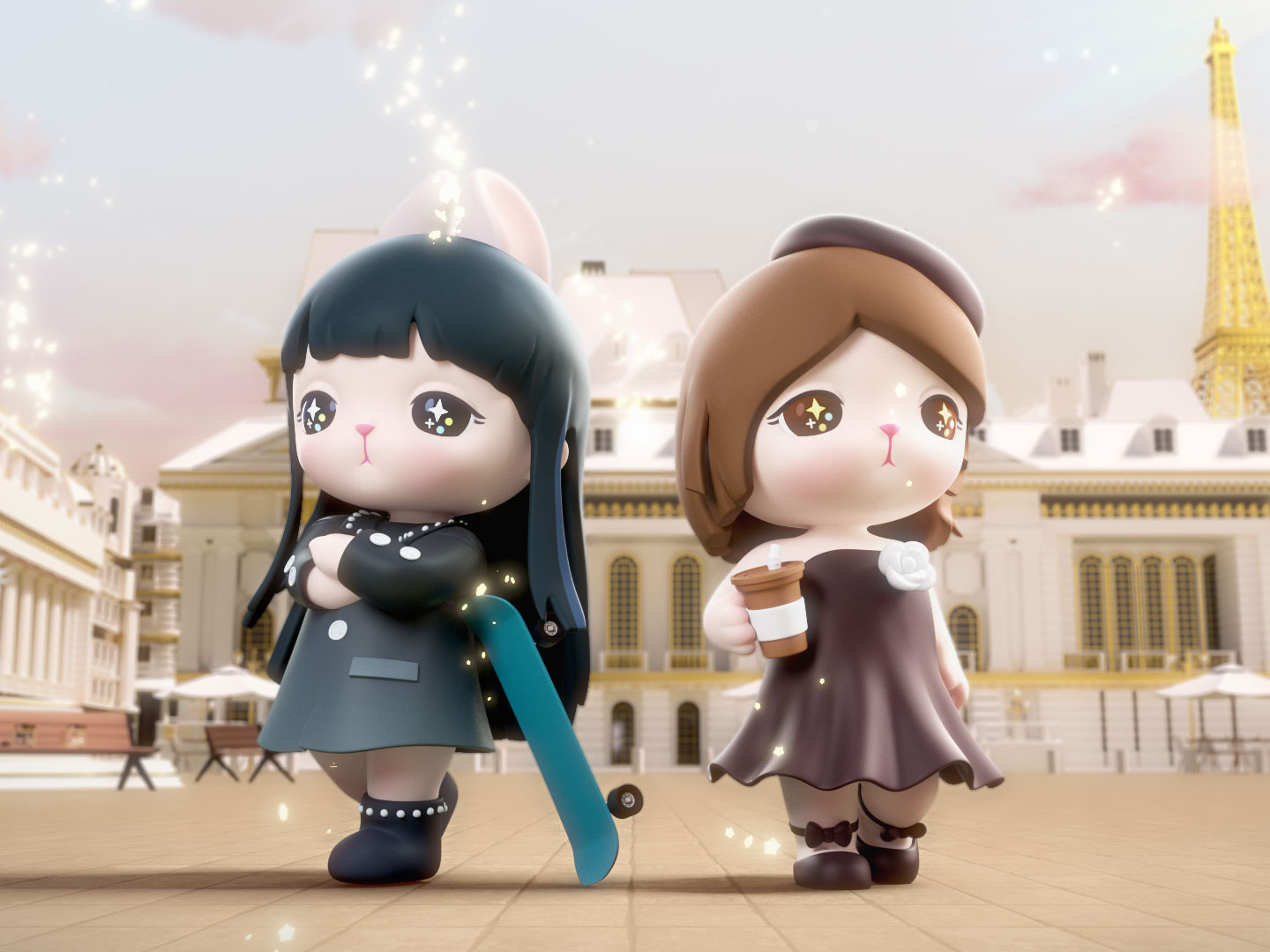 欧莱雅 X POPMART_KAZE_ANIMATION-站酷ZCOOL