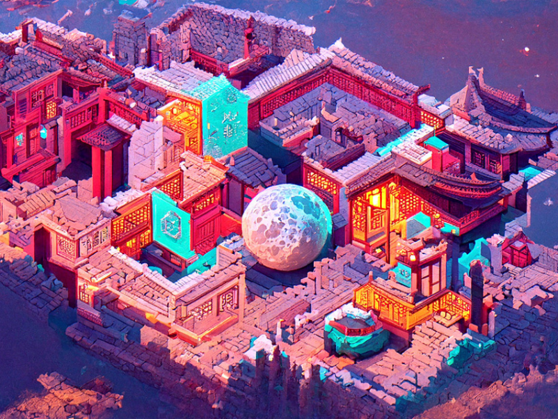 AI绘画档案馆｜贺中秋•第二弹_PPP的杂货铺-站酷ZCOOL