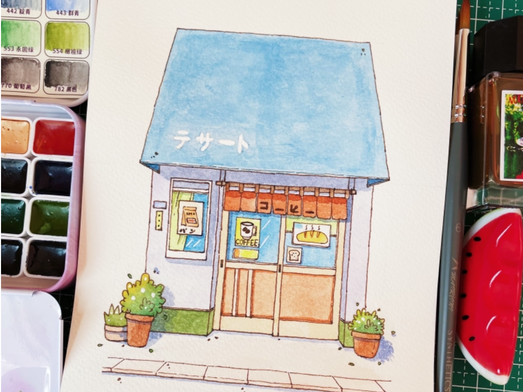 【手绘速写打卡】13_韩焰Yan-站酷ZCOOL