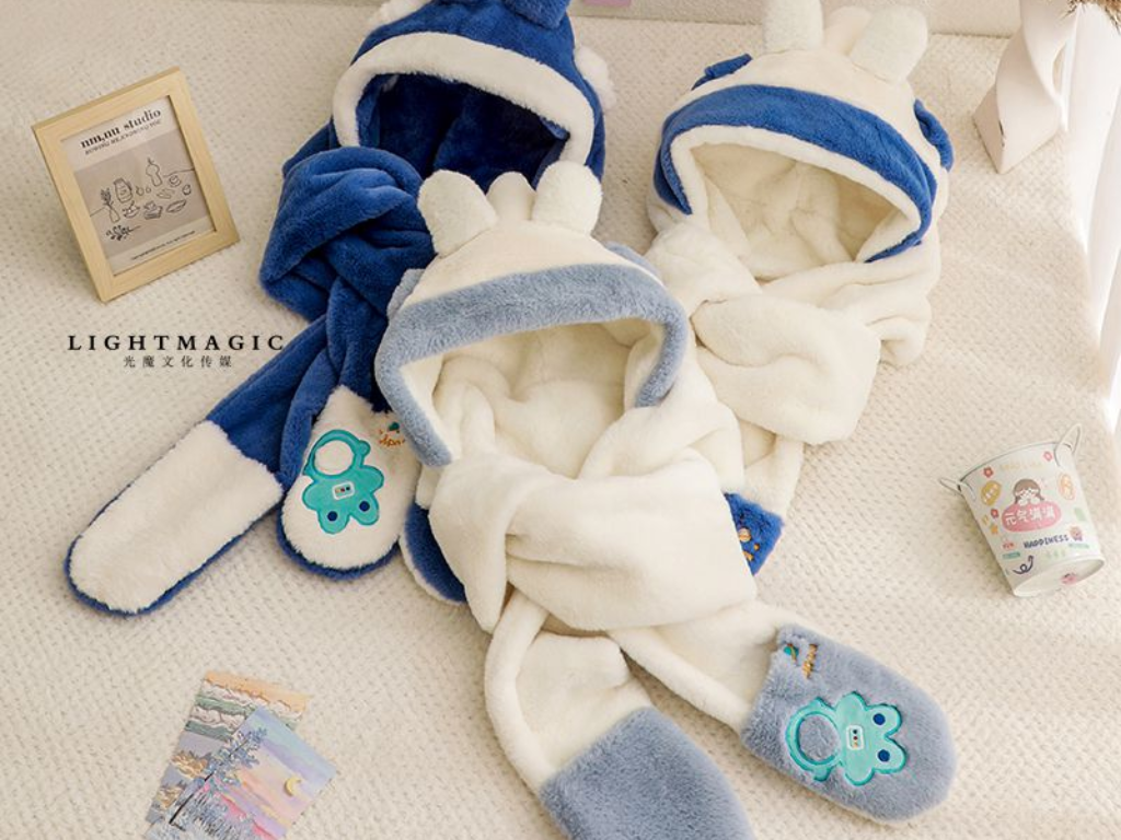 围巾/毛绒围脖_GY宵宵-站酷ZCOOL