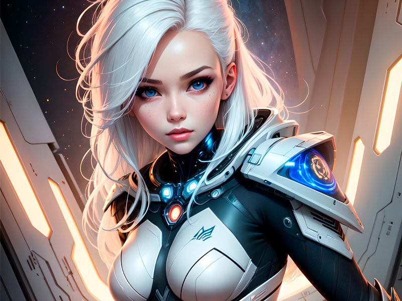 【AI绘画作品-107】太空战警_AICreator官方-站酷ZCOOL