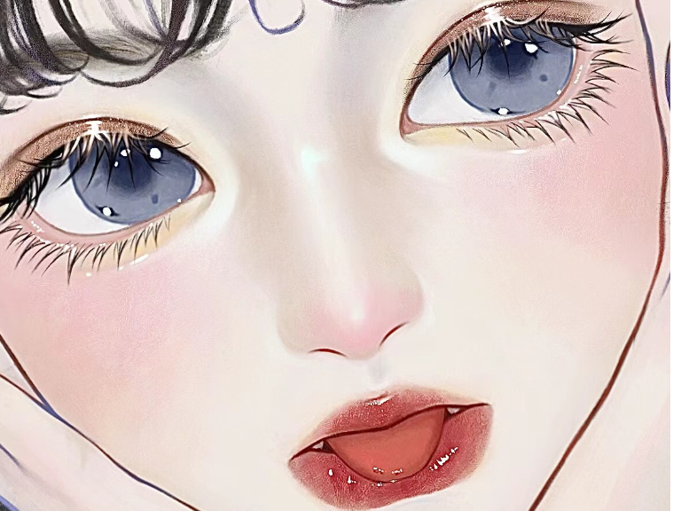 大眼甜妹_是大Ting呀-站酷ZCOOL