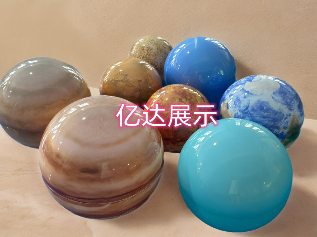 八大行星亚克力球_亿达展示YAKELI-站酷ZCOOL