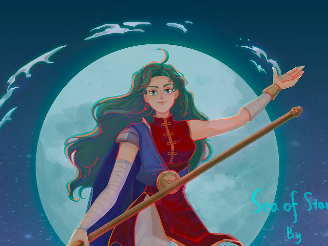 #星之海#Sea Of Star Valere on the Sea_PlutoMist-站酷ZCOOL