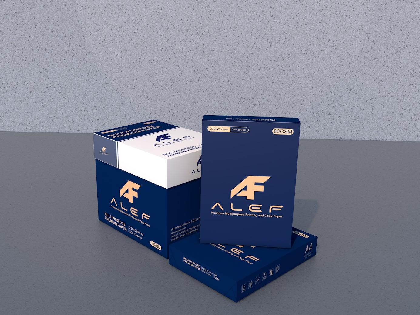 复印纸设计+3D效果图_MonsieurSiu-站酷ZCOOL