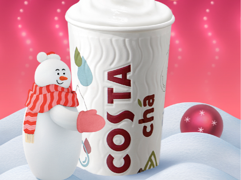 [视觉创意/美食摄影] COSTA-2022-Christmas_YHD翰界视觉-站酷ZCOOL