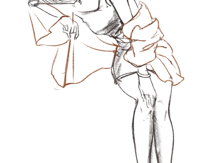 30天速写打卡-DAY18_江希酱子_Jessie-站酷ZCOOL