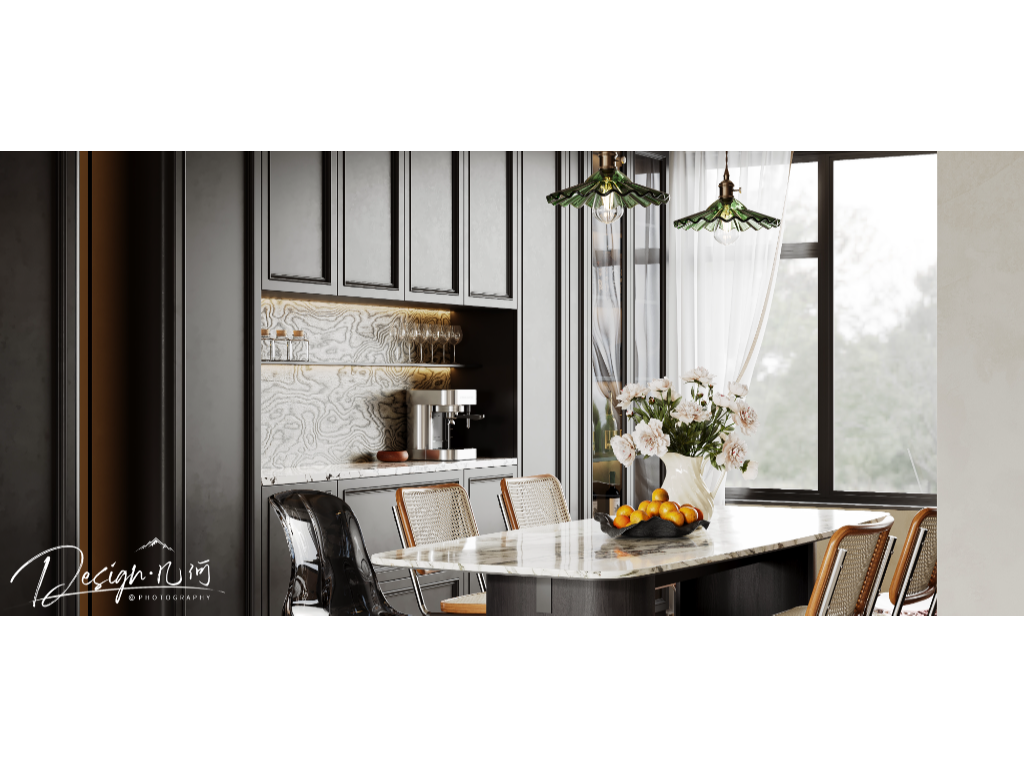 几何空间视觉表现 | 天玺湾轻法中古风客餐厅_几何空间彡-站酷ZCOOL