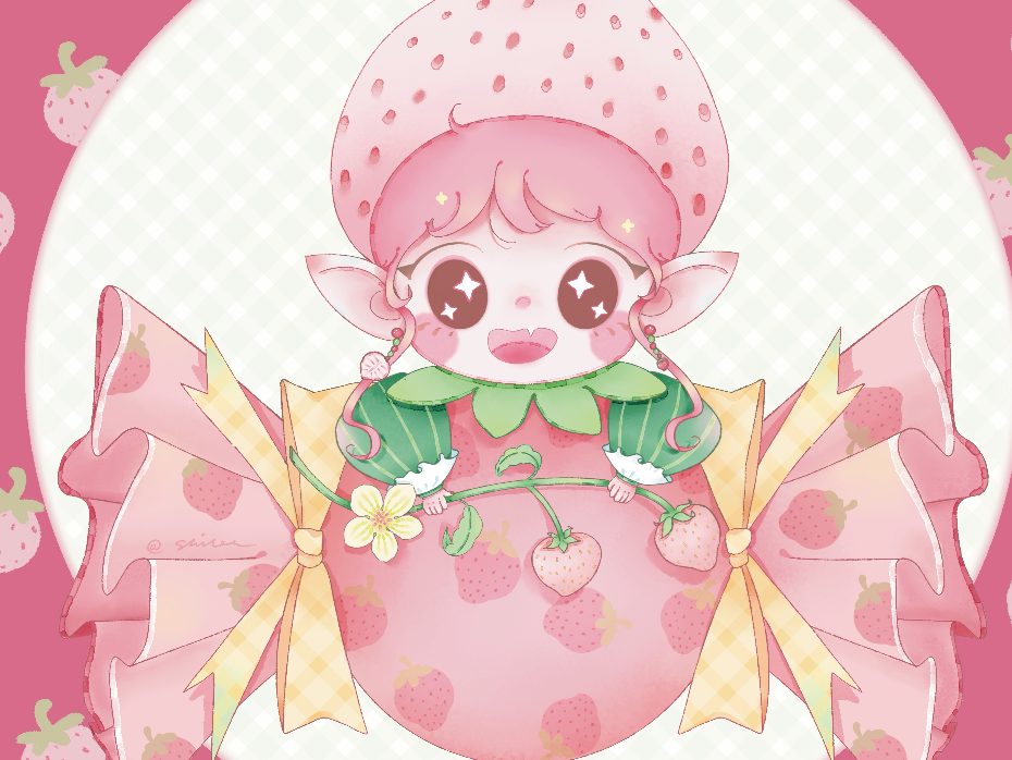 iPad画画丨糖衣炮弹-草莓糖_shikakaka-站酷ZCOOL