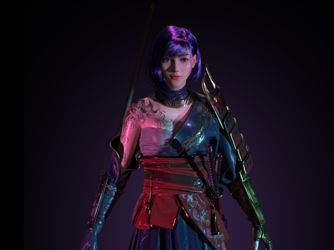 女武士_冯jia嘉-站酷ZCOOL