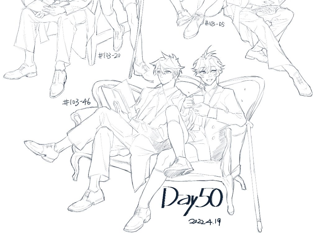 #速写60天挑战赛#day50@速写班长_快乐废物小熊-站酷ZCOOL