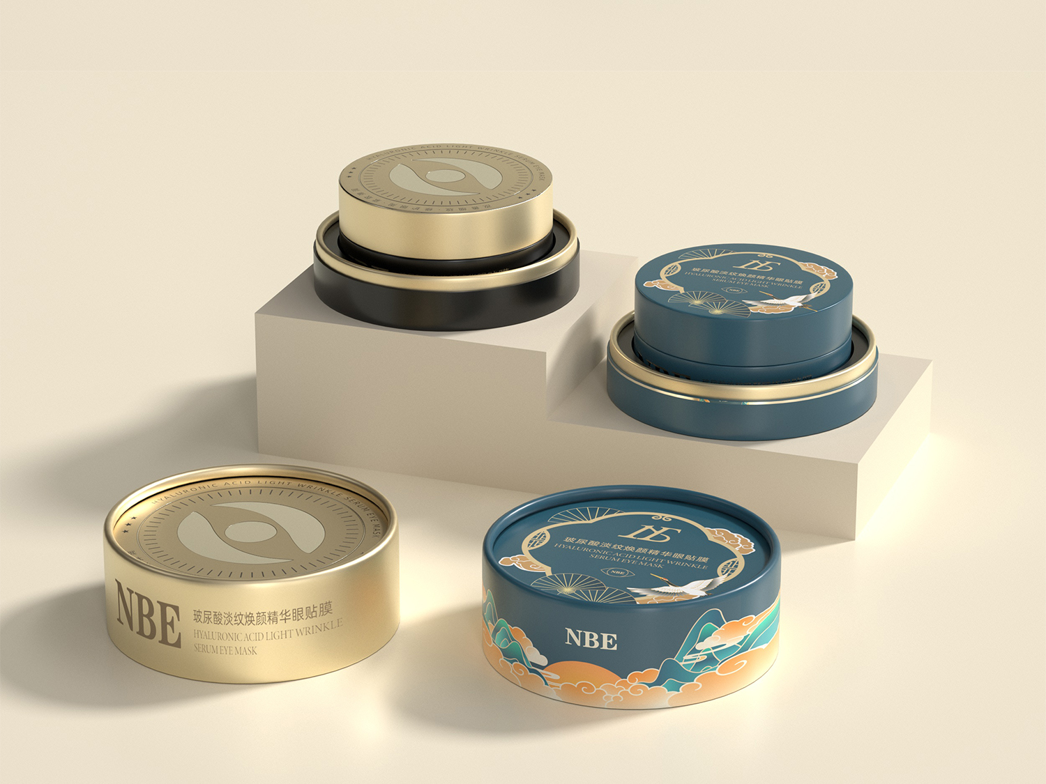 NBE玻尿酸淡纹焕颜精华眼贴膜_TWEIM-站酷ZCOOL