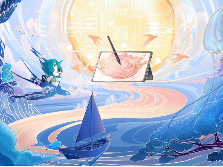 绘王-“方寸之间，灵感竞来”插画_比如23333-站酷ZCOOL