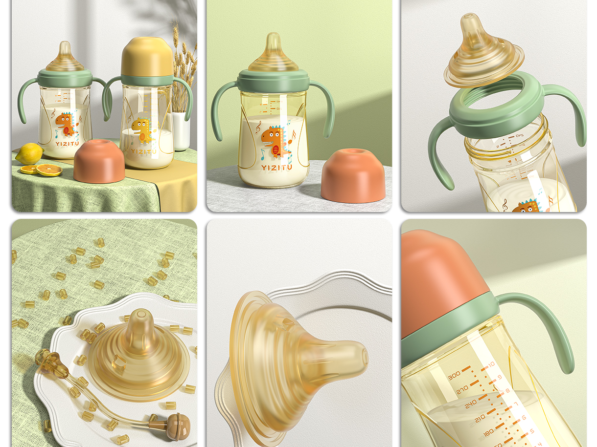 PPSU奶瓶详情渲染_zheng__-站酷ZCOOL