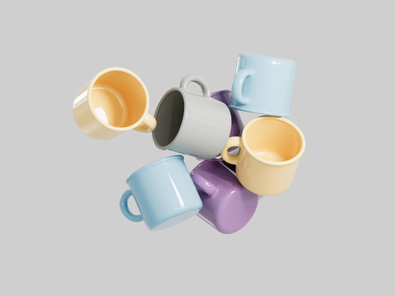 杯子三维动画渲染 230628 C4D+RS_露露安妮-站酷ZCOOL