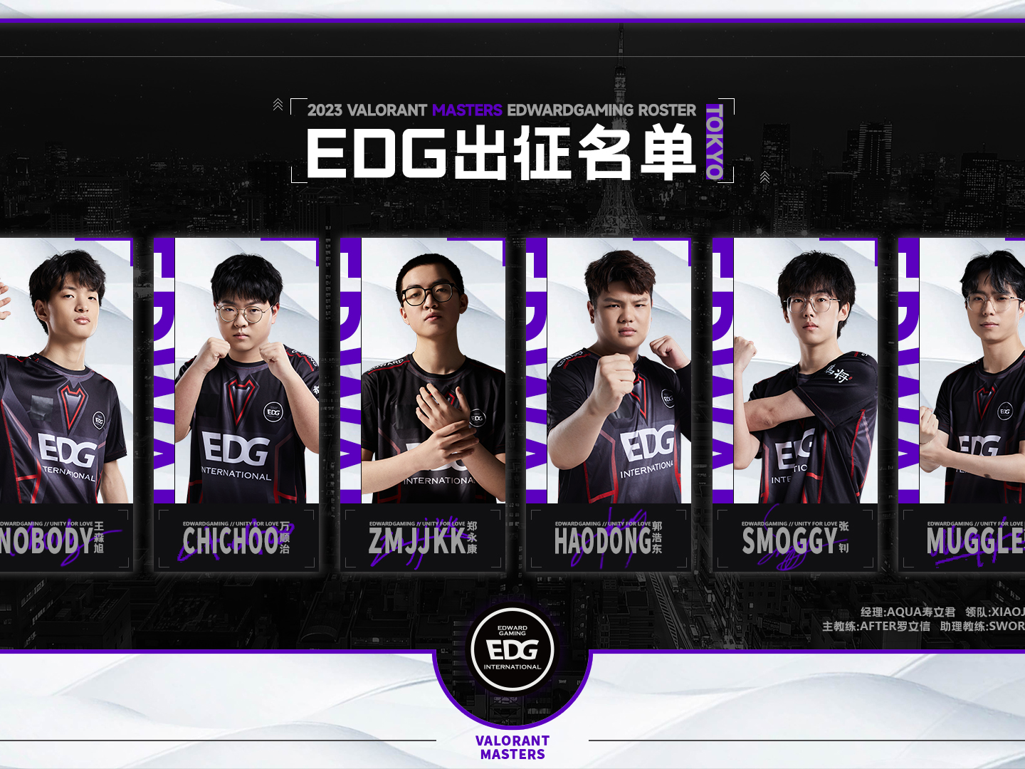 EDG 2023 VALORANT 东京大师赛_SHARKKKKKK-站酷ZCOOL