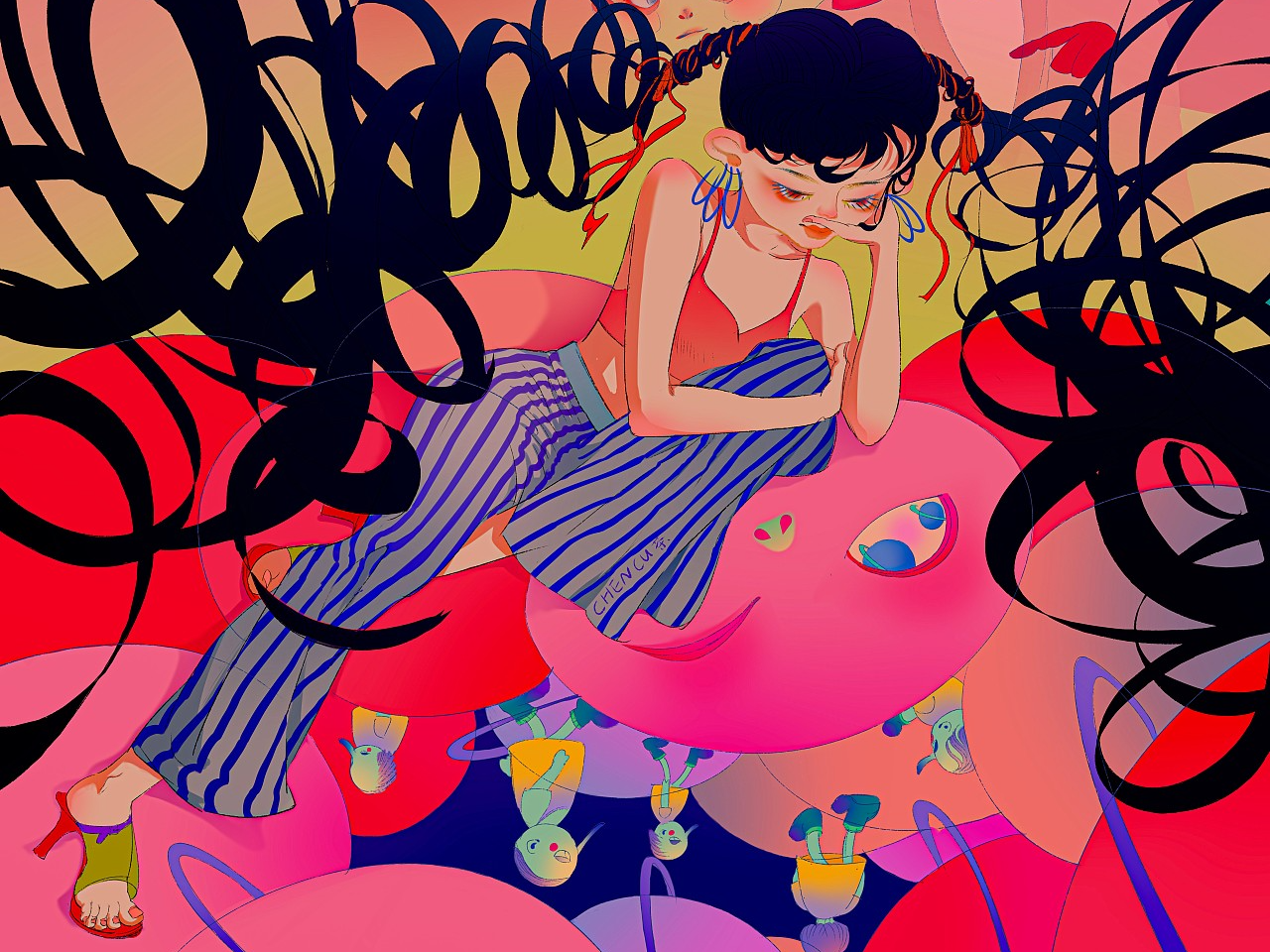 新世界/屏蔽_CHEN醋茶-站酷ZCOOL