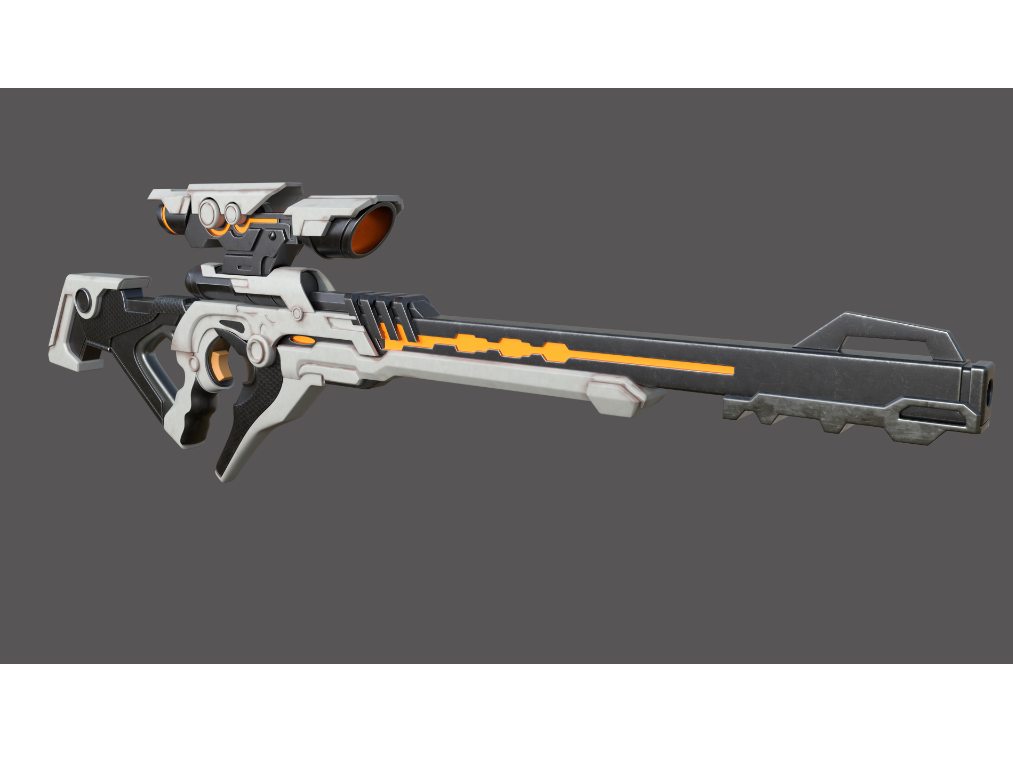 一个敷衍的OW枪支练习_敷衍学大师-站酷ZCOOL