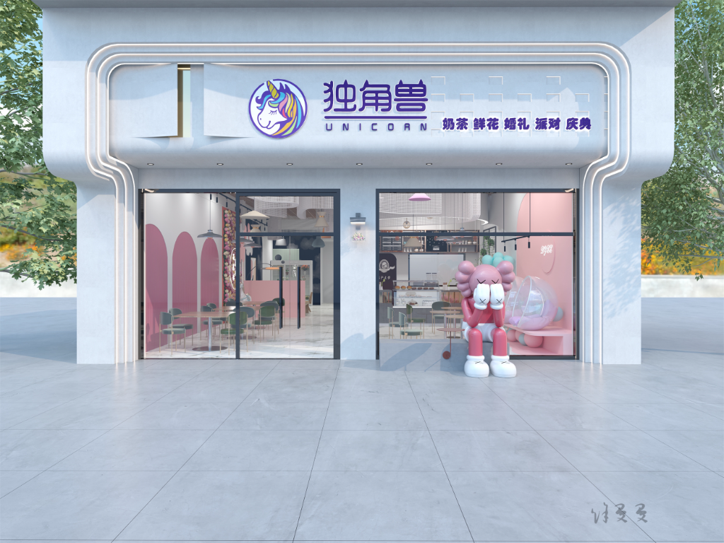 奶茶店|干净舒适的感觉_XU徐曼曼-站酷ZCOOL