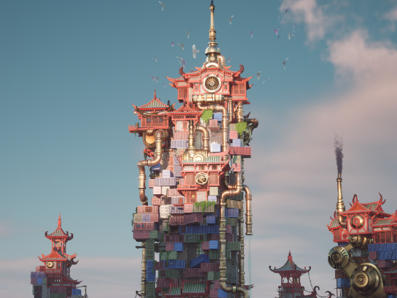 UE练习——油屋_古一化-站酷ZCOOL