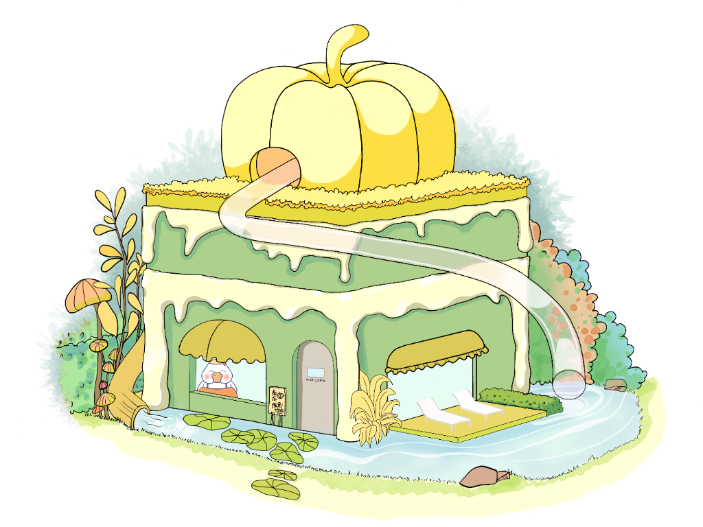 JUJU鸭甜品屋_居居大居-站酷ZCOOL