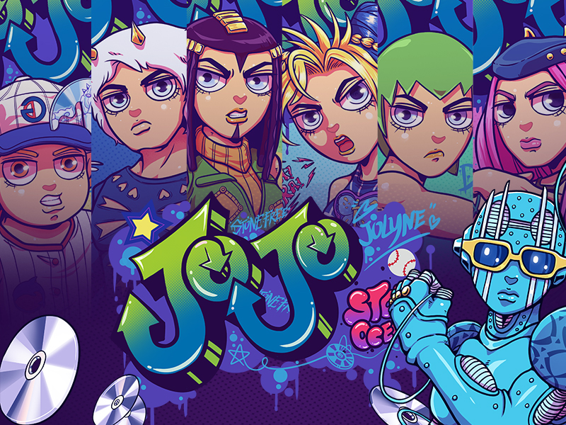JOJO同人系列—石之海_金之助js-站酷ZCOOL