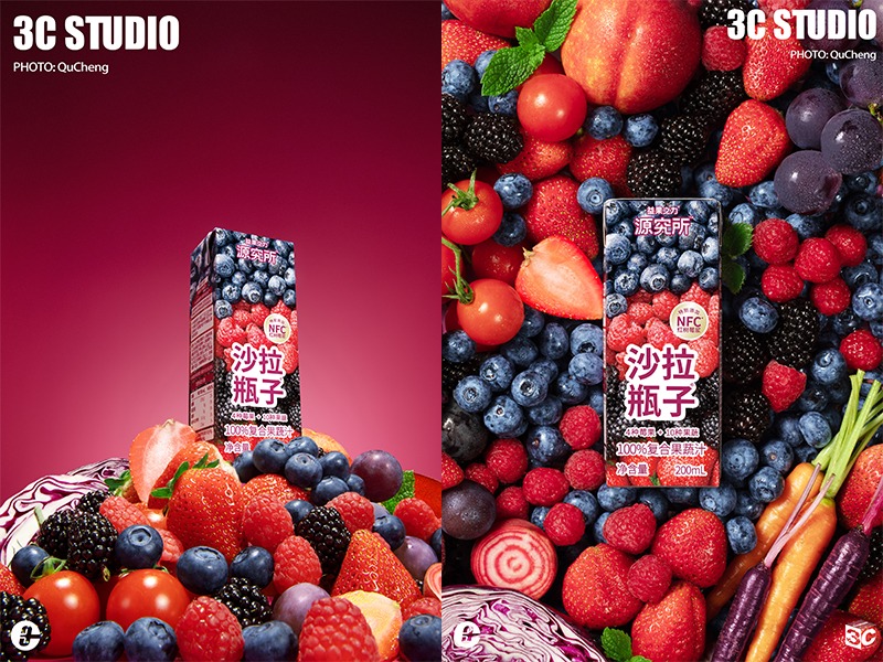 源究所饮品kv | 3C STUDIO_3Cstudio-站酷ZCOOL