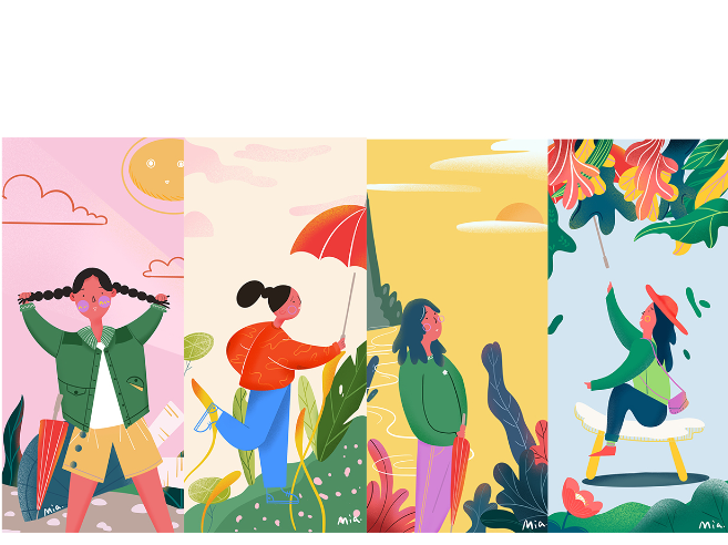 小红伞_Mia七-站酷ZCOOL