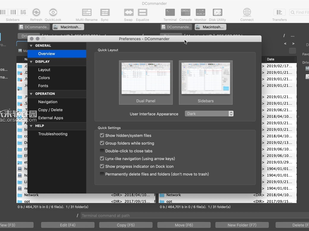 DCommander for Mac(双窗格文件管理器)_Mac米奇-站酷ZCOOL