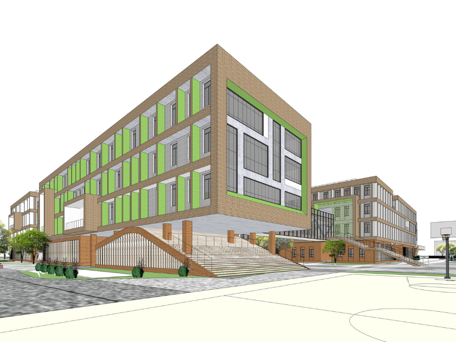 现代中小学SU模型下载_素模网-站酷ZCOOL