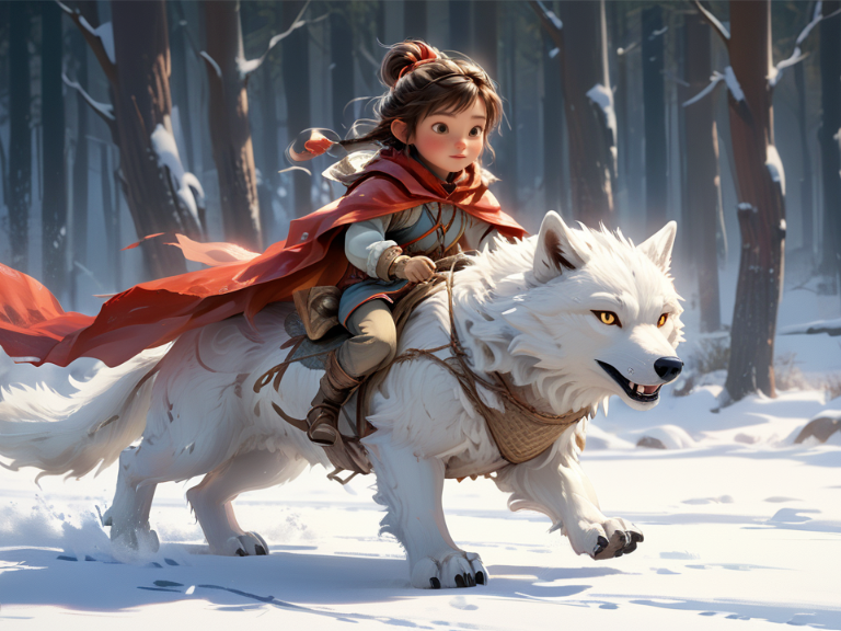 花木兰的孙女小红帽_xhamy-站酷ZCOOL