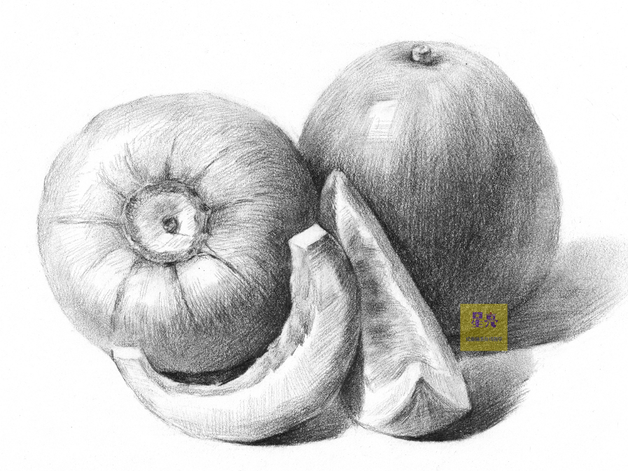 假日水果香瓜_星亮绘画art-站酷ZCOOL