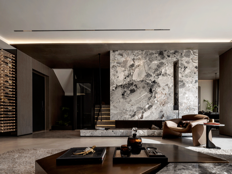 135㎡轻奢设计，理性与感性交融，突破生活边界！_峰光无限装饰-站酷ZCOOL