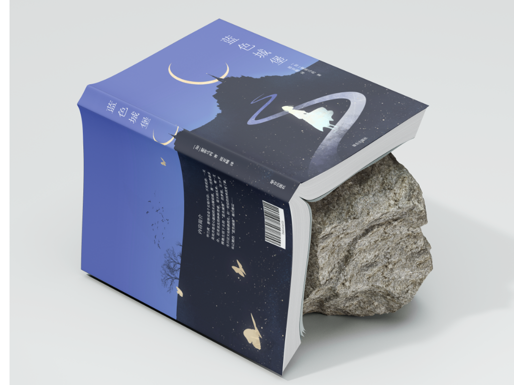 【习作】-《蓝色城堡》书籍设计_麻吉maji-站酷ZCOOL