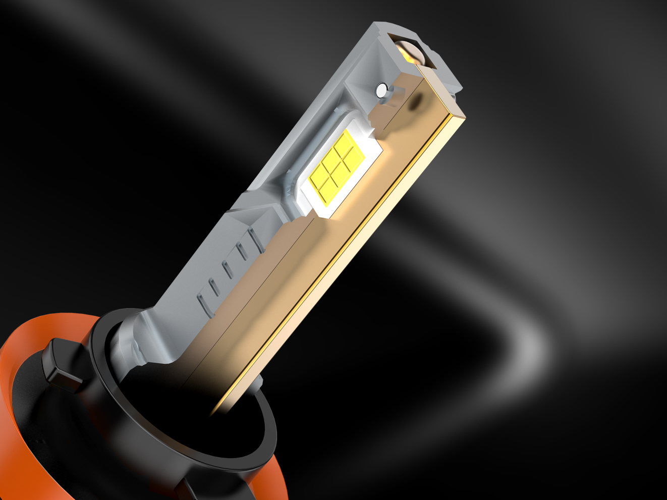 LED汽车头灯-有线H11_LOCHOU老抽-站酷ZCOOL