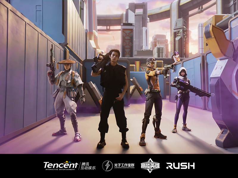 高能英雄 | 手游上线CG——化身英雄 降临未来战场_RUSH_上海-站酷ZCOOL