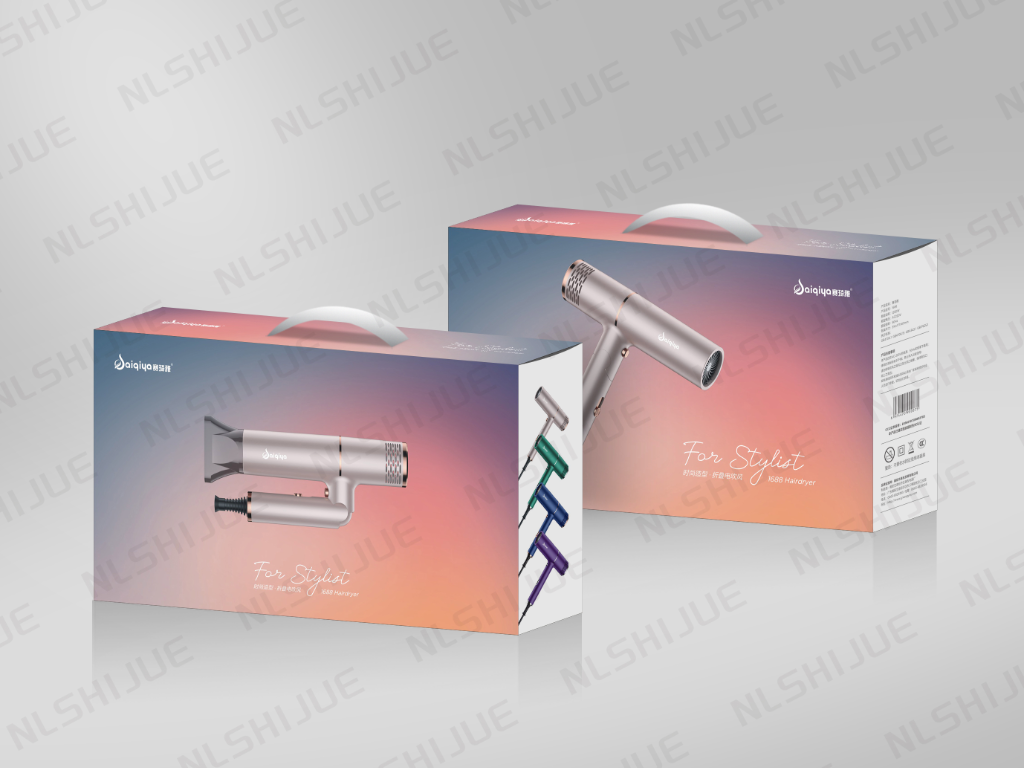 铁锤电吹风包装盒设计_NLSHIJUE-站酷ZCOOL