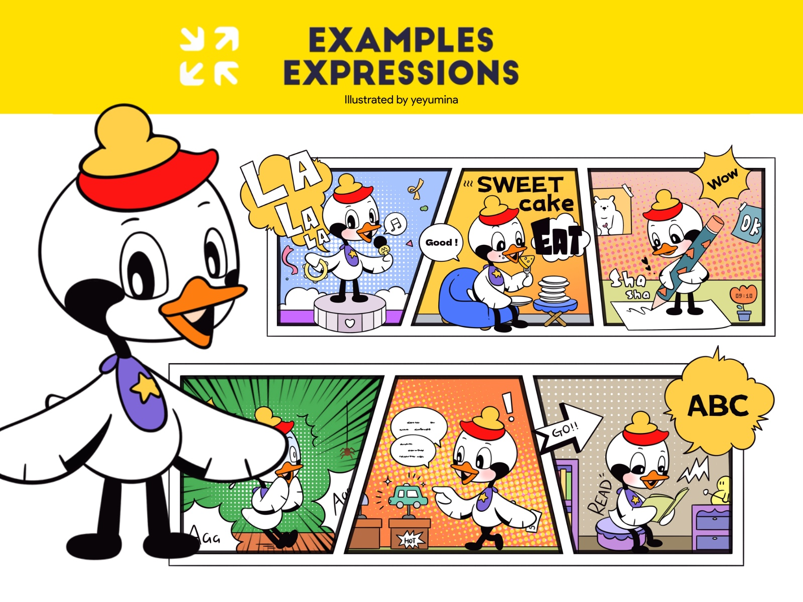 飞鹤品牌IP角色升级&周边及表情包延展_夜鱼美娜yeyumina-站酷ZCOOL