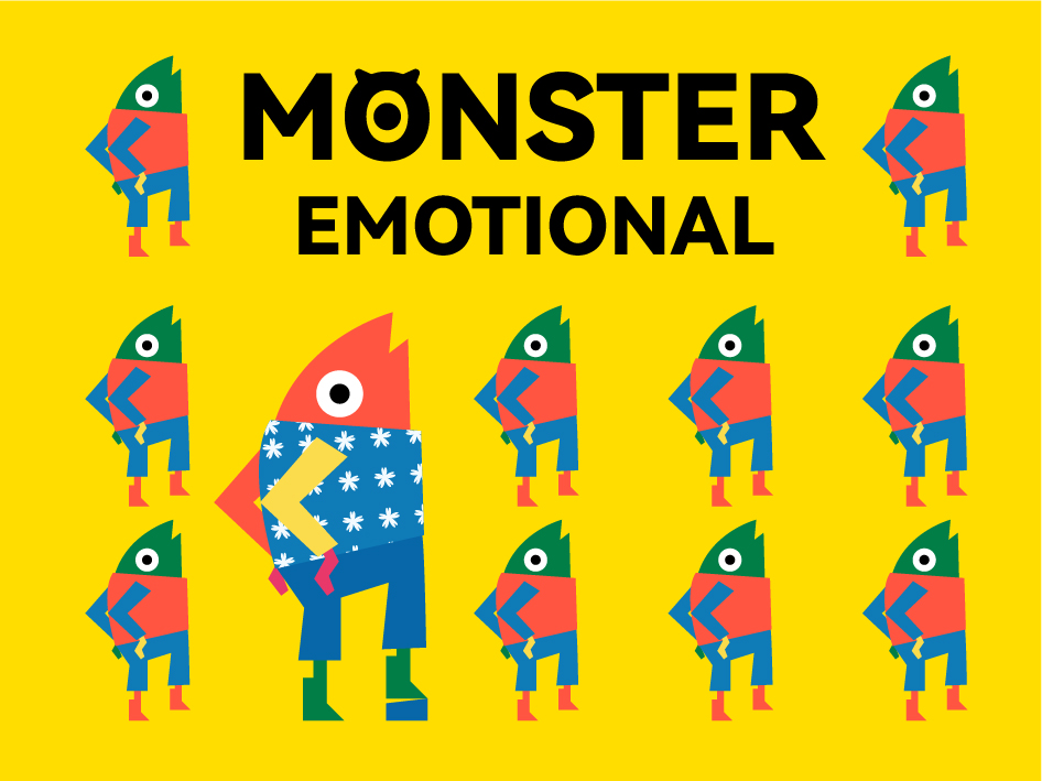 MNF design情绪怪物系列_MNF_视觉设计-站酷ZCOOL
