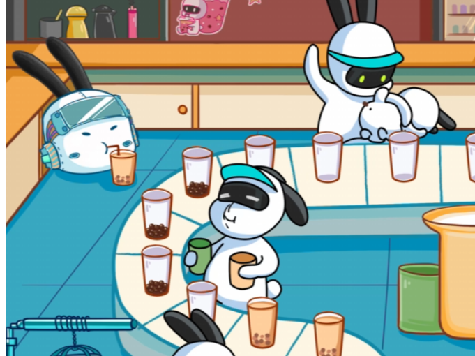 兔兔的珍珠奶茶_兔克tukier-站酷ZCOOL