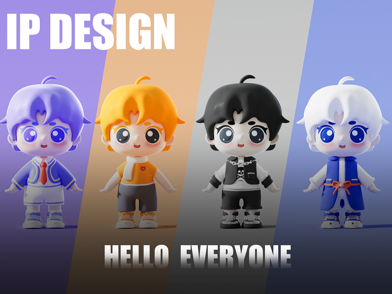 原创IP设计渲染_咔茨Kacci-站酷ZCOOL