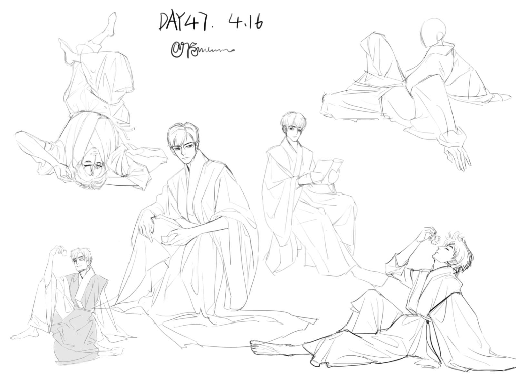 #速写60天挑战赛#Day47@速写班长_褪色洋流-站酷ZCOOL