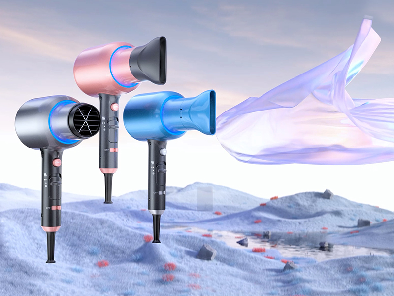 负离子个护吹风机产品视频创意动画_Musen_沐森-站酷ZCOOL