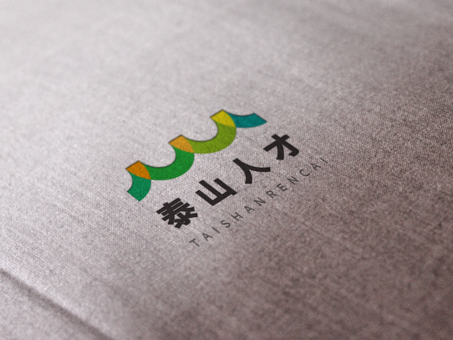 泰山人才心连心LOGO_凤凰堂旧书店-站酷ZCOOL