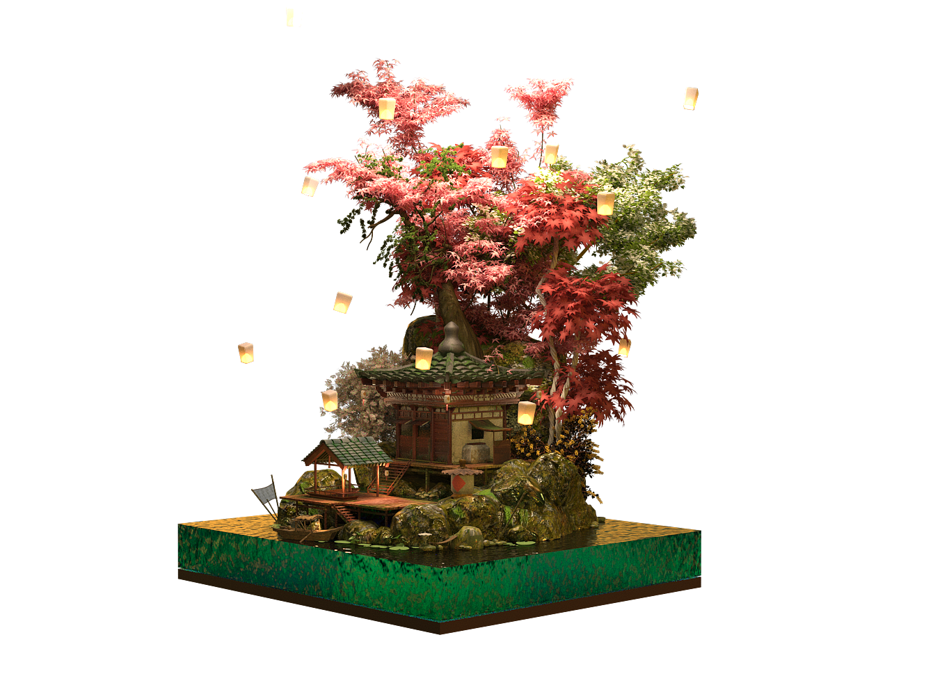 罗小黑灵志空间（个人练习）_风华路影-站酷ZCOOL