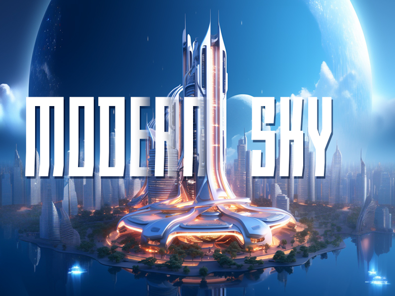 Modern SKY_馒头918-站酷ZCOOL