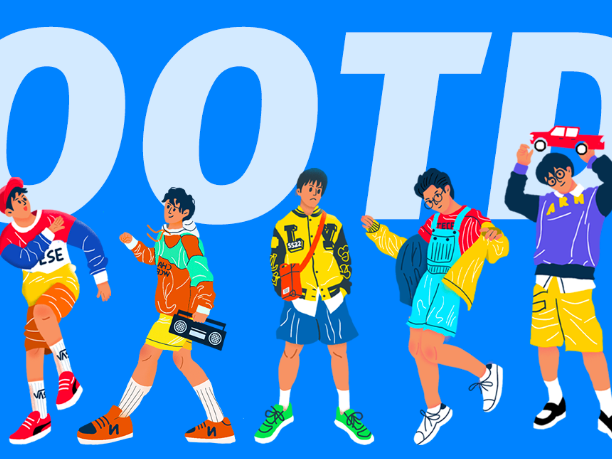 OOTD人物插画_木得mude-站酷ZCOOL