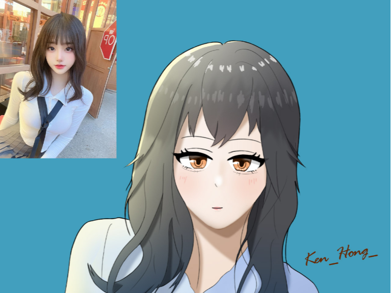 相片手绘系列2_Ken_Hong_-站酷ZCOOL