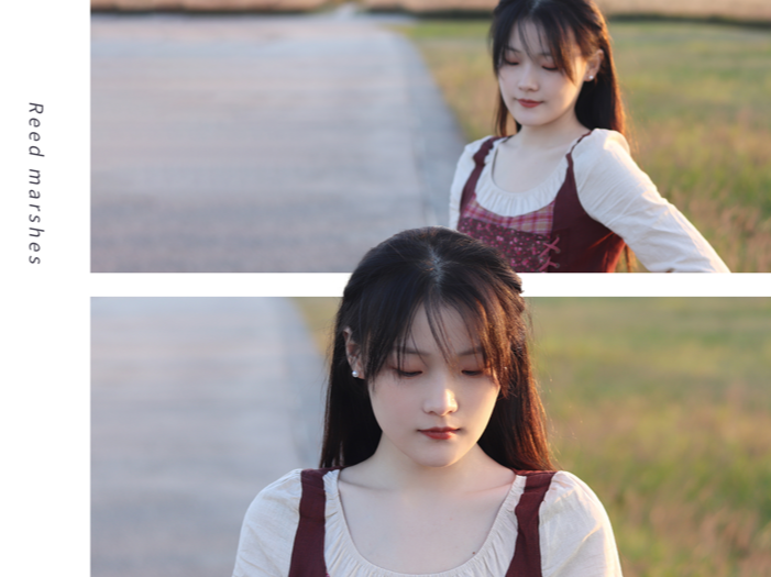 【20221019】芦苇红裙少女写真_笙歌落00-站酷ZCOOL